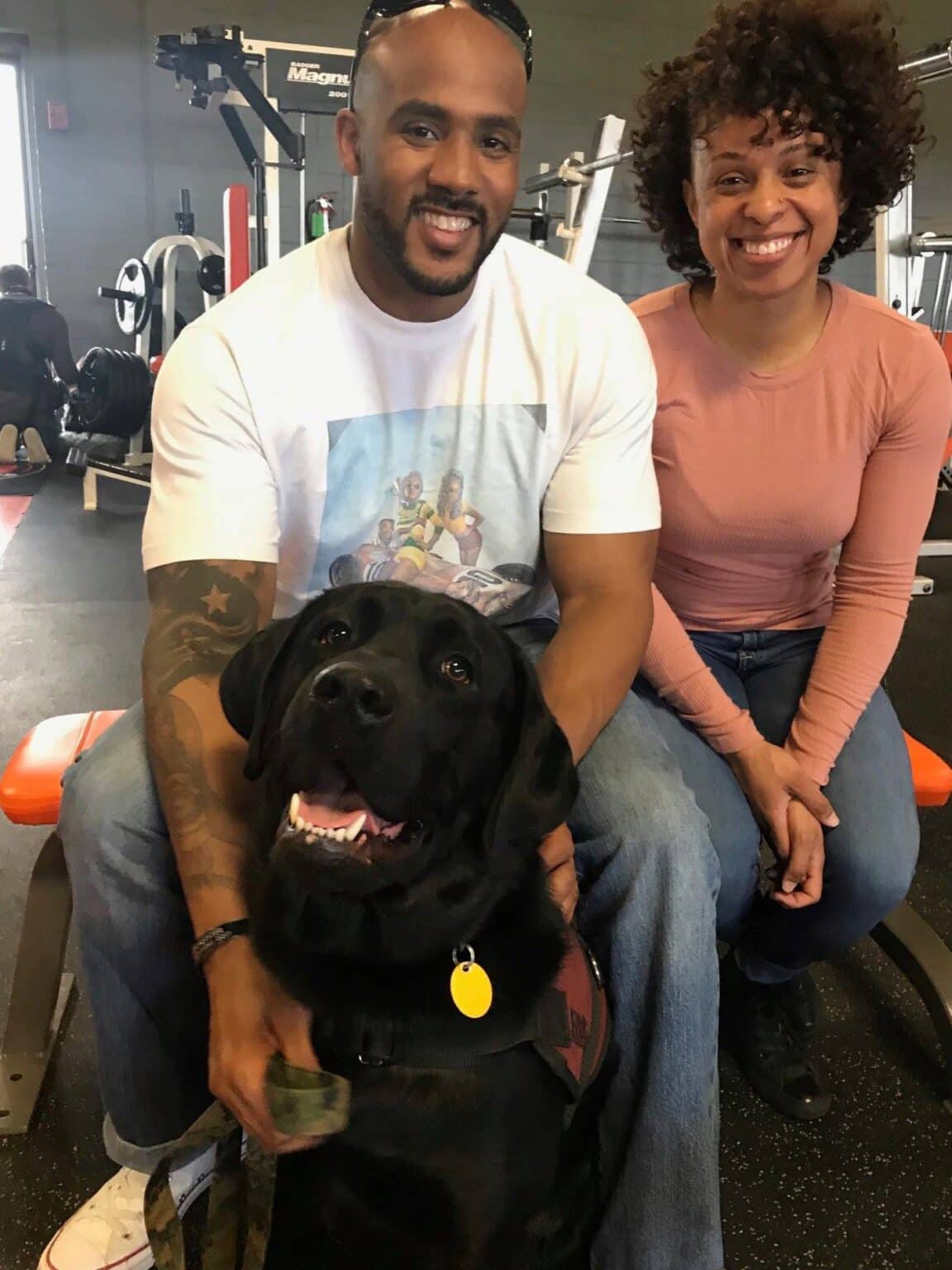 Sgt Brandon Lewis, USMC (ret.) & BOOTHE – paws4people / ADDIE's Way ...